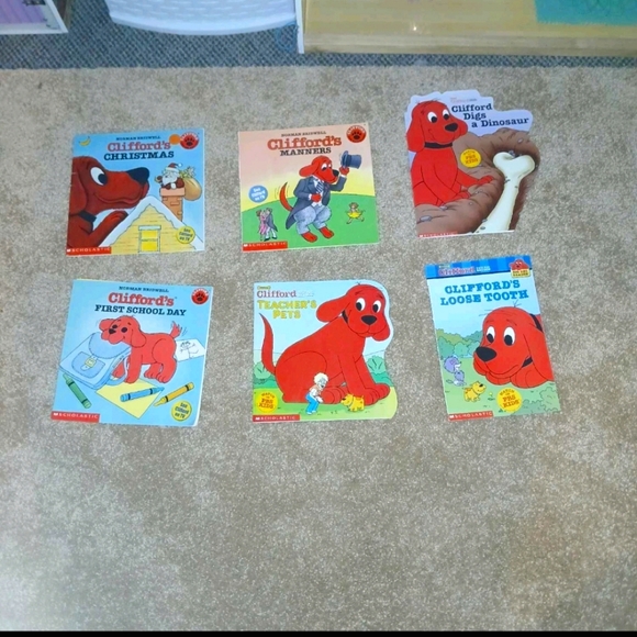 Other | 6 Clifford The Big Red Dog Books | Poshmark